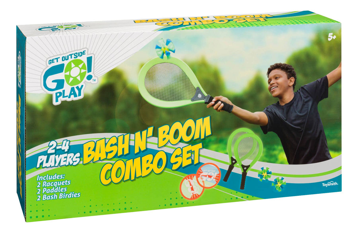 Toysmith - GO! Play Bash N Boom Combo Set-Outdoor Play, Games for Kids ...